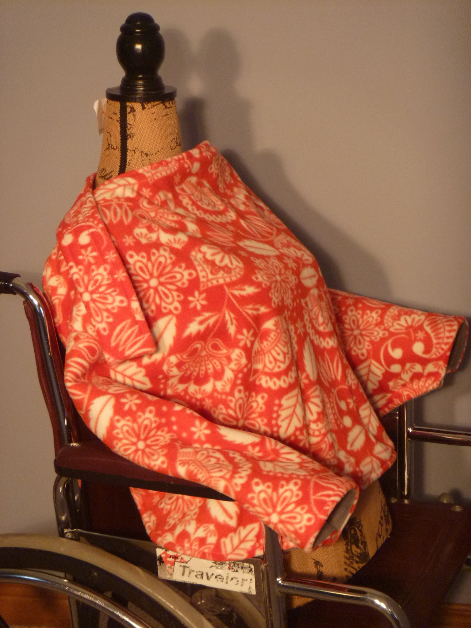 Backless WHEELCHAIR PONCHO Long Sleeve Adaptive Clothing | Etsy