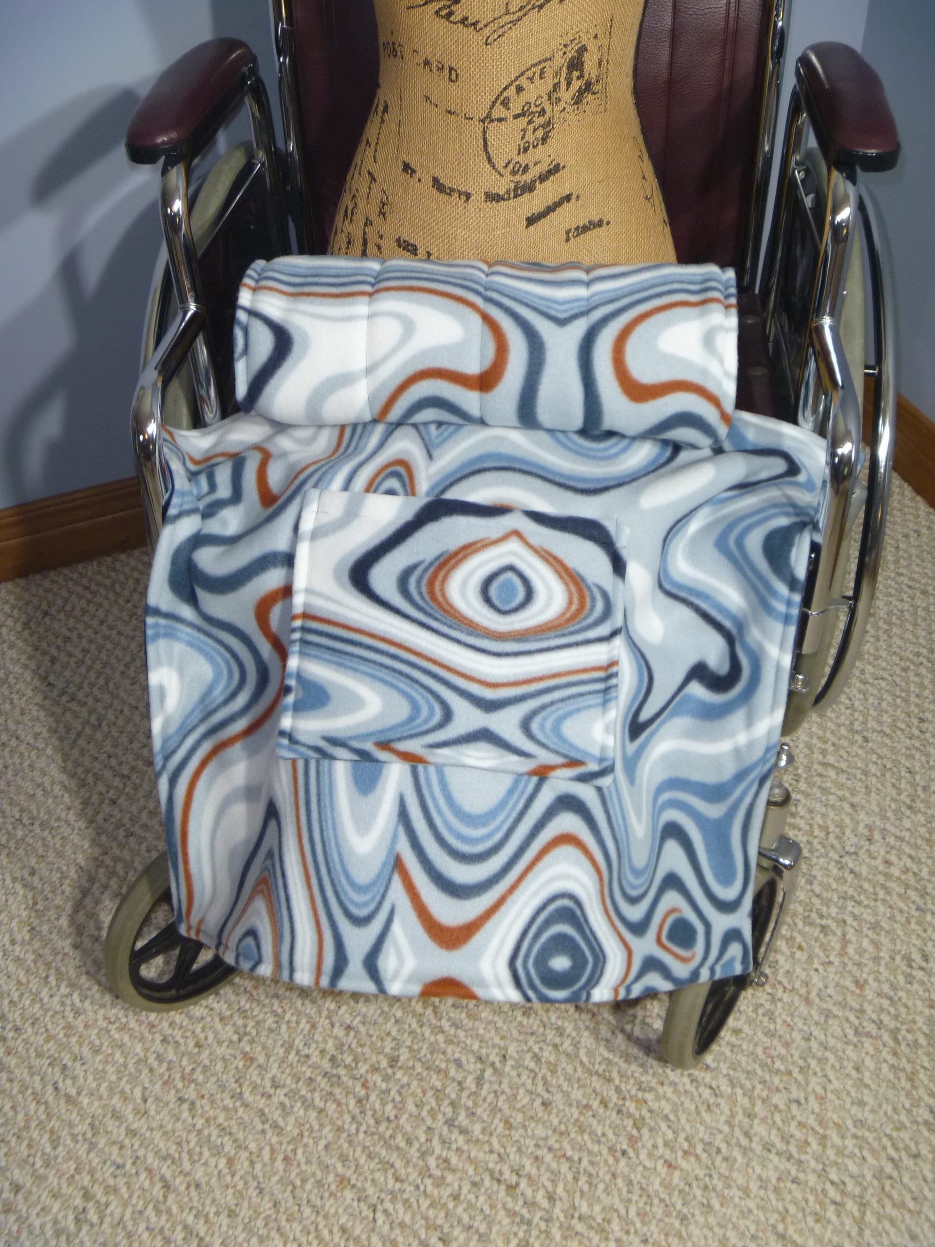 Hand MUFF / LAP BLANKET Combo Wheelchair Lap Mat W/ Hand - Etsy