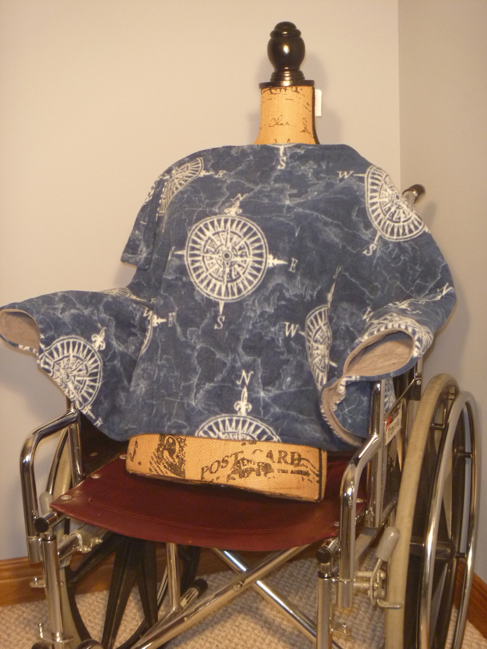 Backless WHEELCHAIR PONCHO Long Sleeve Adaptive Clothing - Etsy