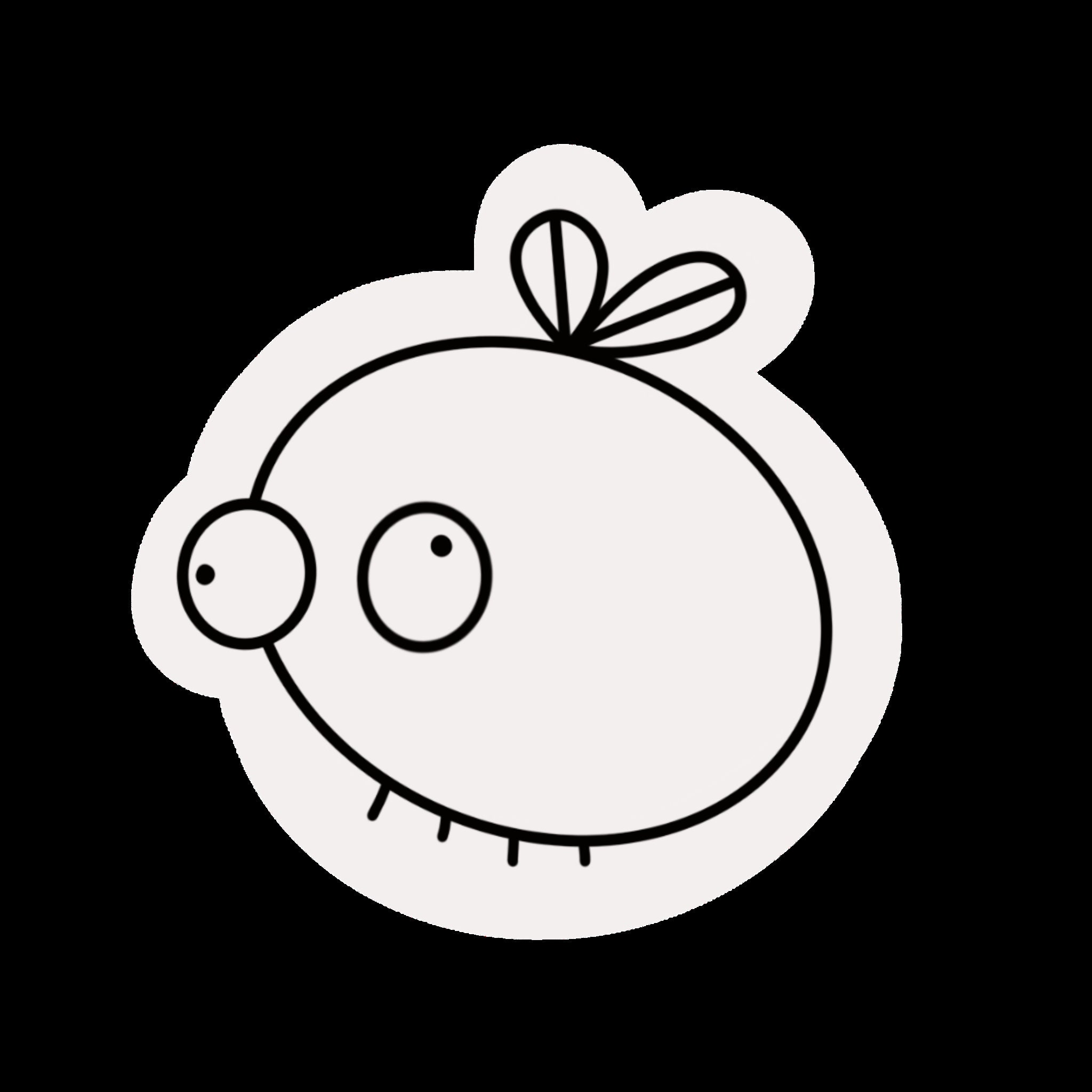 Cartoon Fly Doodle Sticker / Decal - Etsy