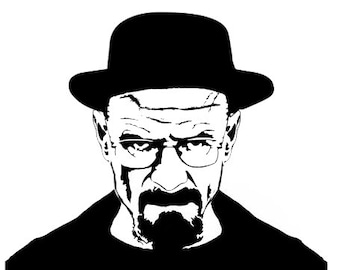 White vinyl decal | Etsy