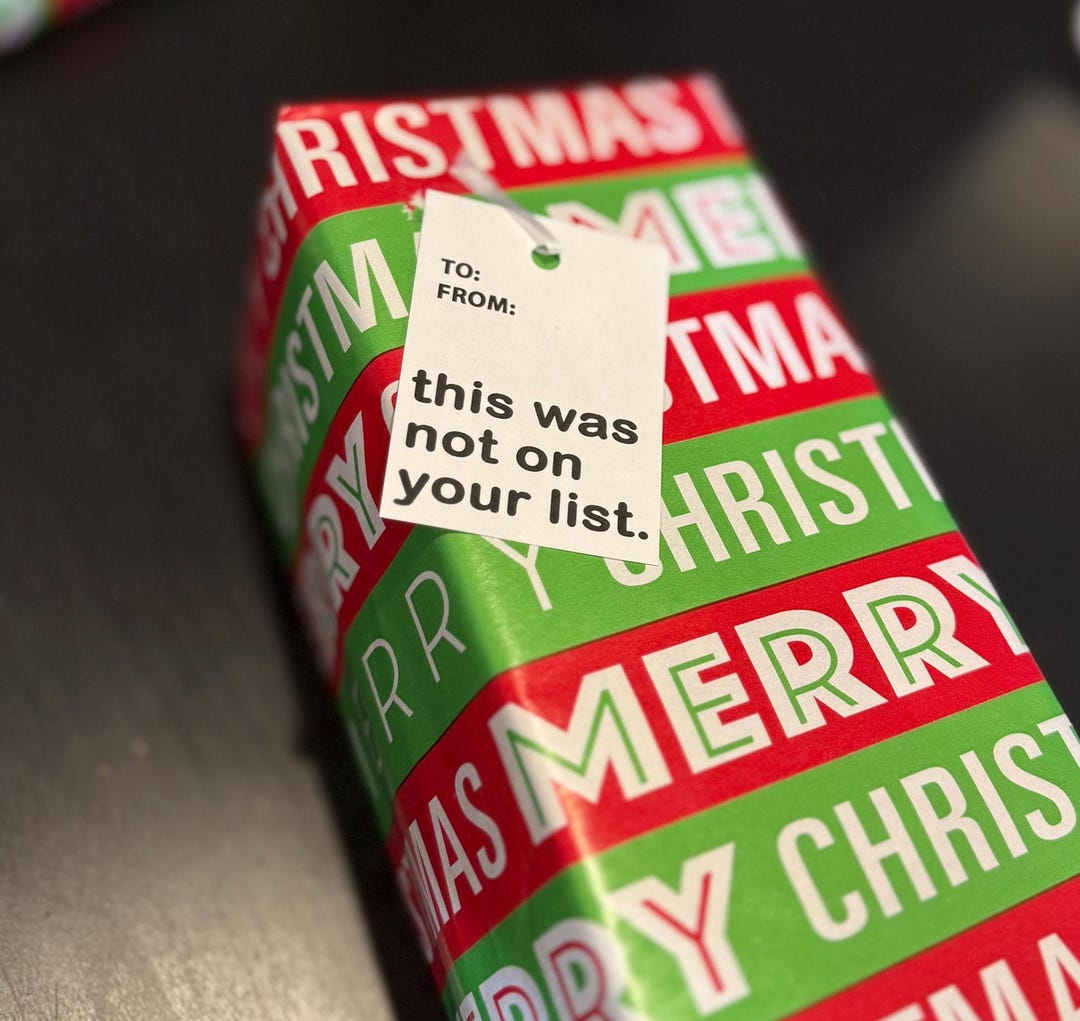 Funny Christmas Gift Tags PRINTABLE - Etsy