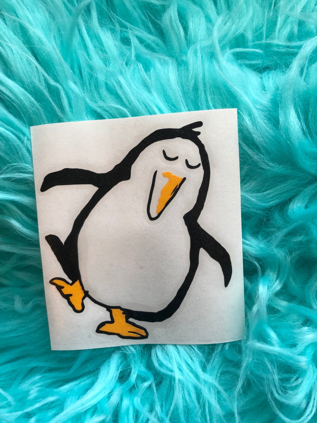 Penguin Vinyl Decal - Etsy