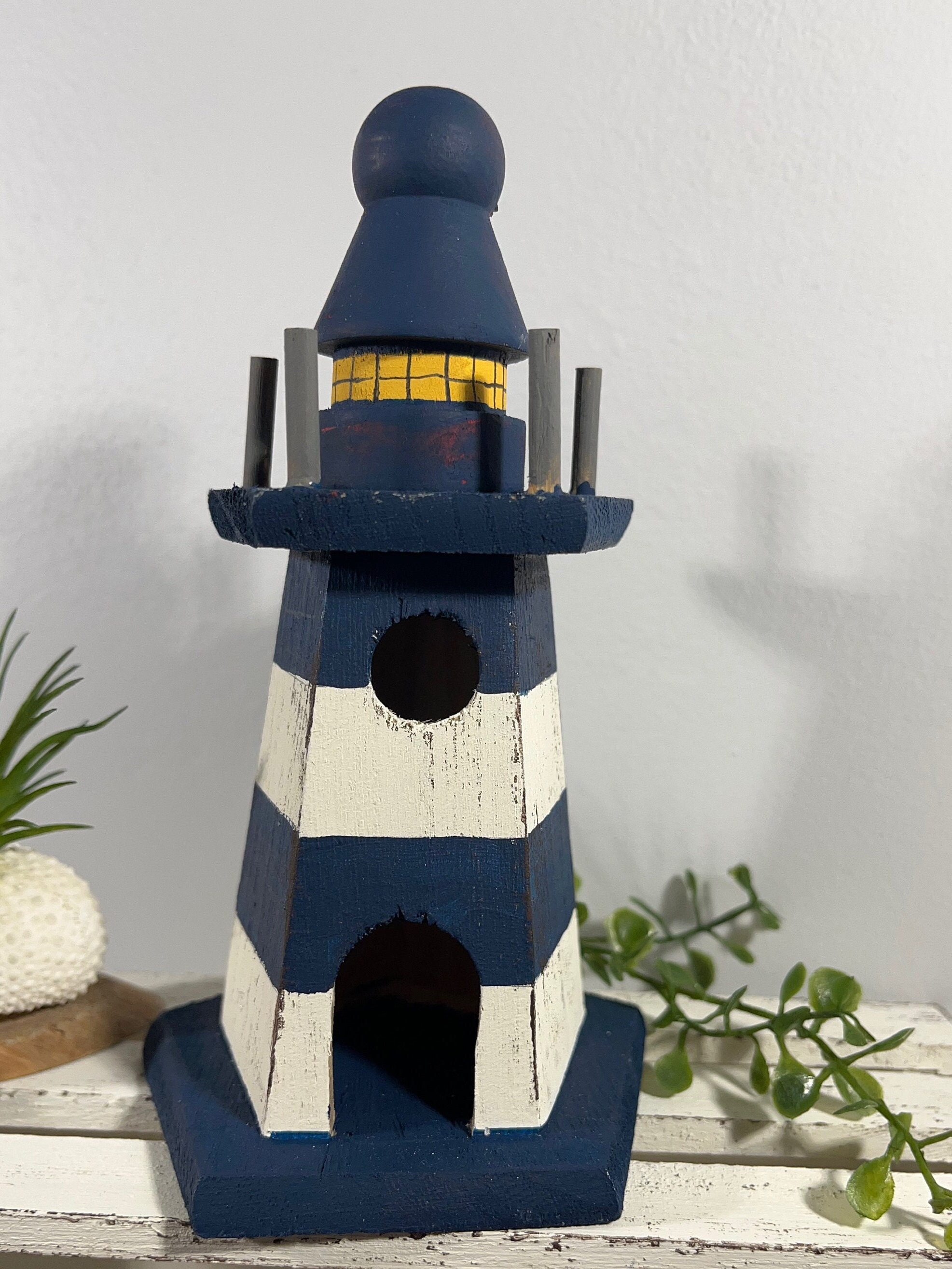 LIGHTHOUSE Beach Decor Nautical Decor Tiered Tray Decor - Etsy