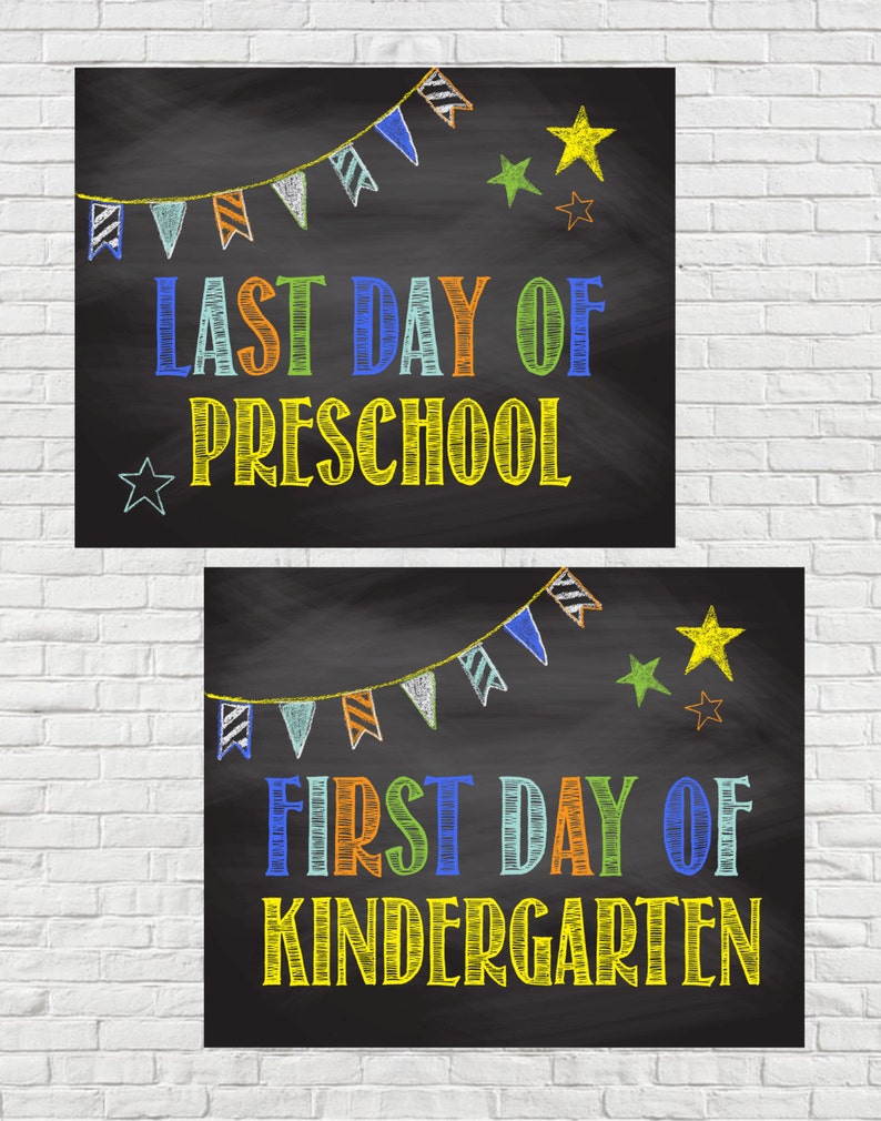 Last/first Day of School Posters - Etsy