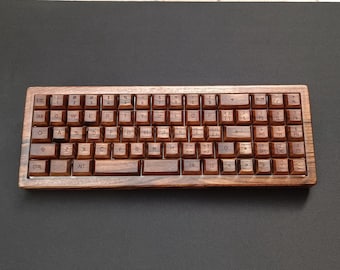 Custom Wooden Keyboard - Etsy