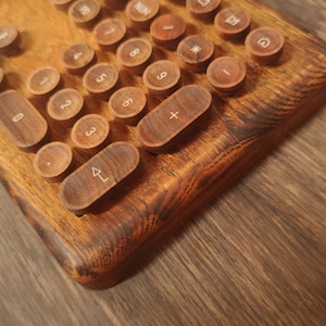 Wooden Keyboard Retro Style Keycaps - Etsy
