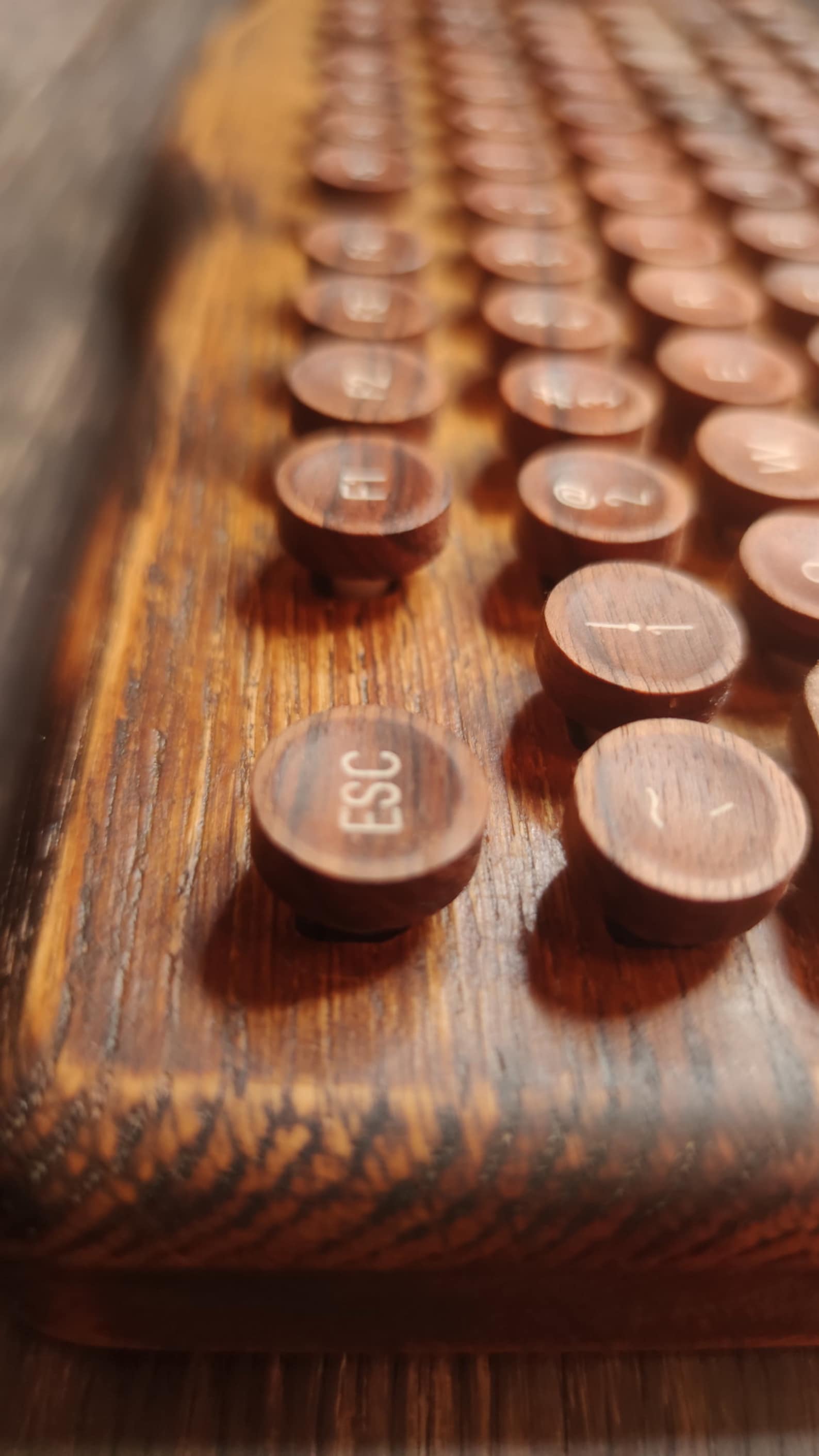 Wooden Keyboard Retro Style Keycaps - Etsy
