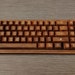 Wooden Keyboard MK-9 Retro Style Rustic Industrial Solid Walnut Wood ...