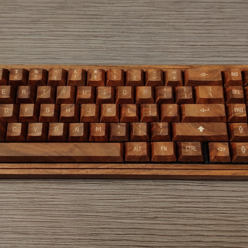 Wood Keyboard Key Caps - Etsy