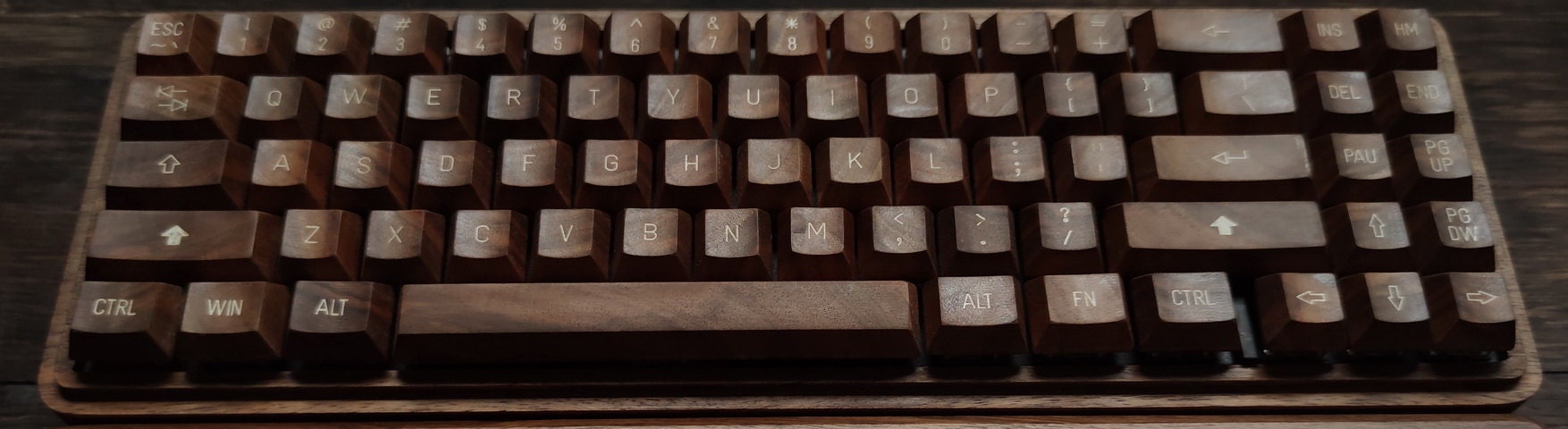 CroLander Wooden Keyboards