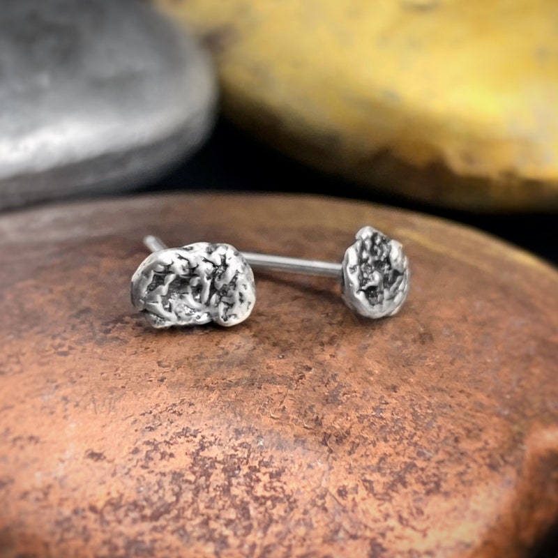 Nugget Earrings - Etsy