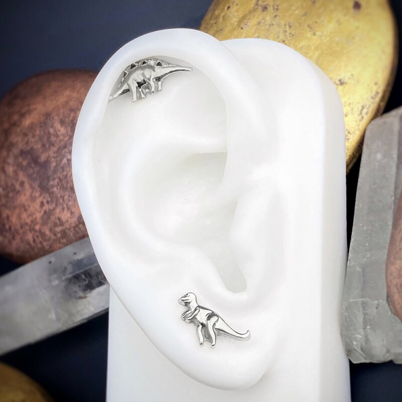 Dinosaur Earrings - Etsy