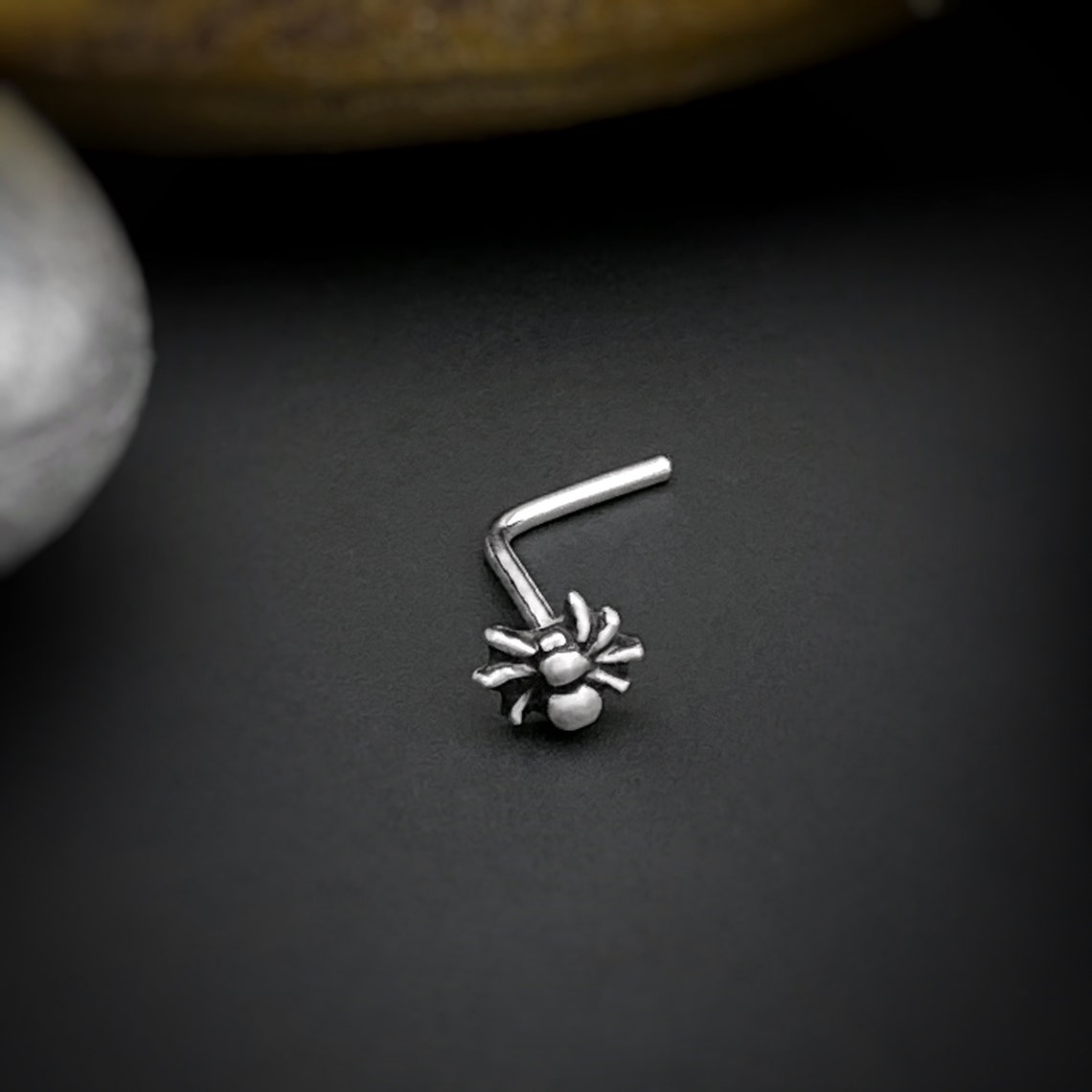 Spider Nose Ring Spider Nose Stud Spider Stud Bug Nose - Etsy