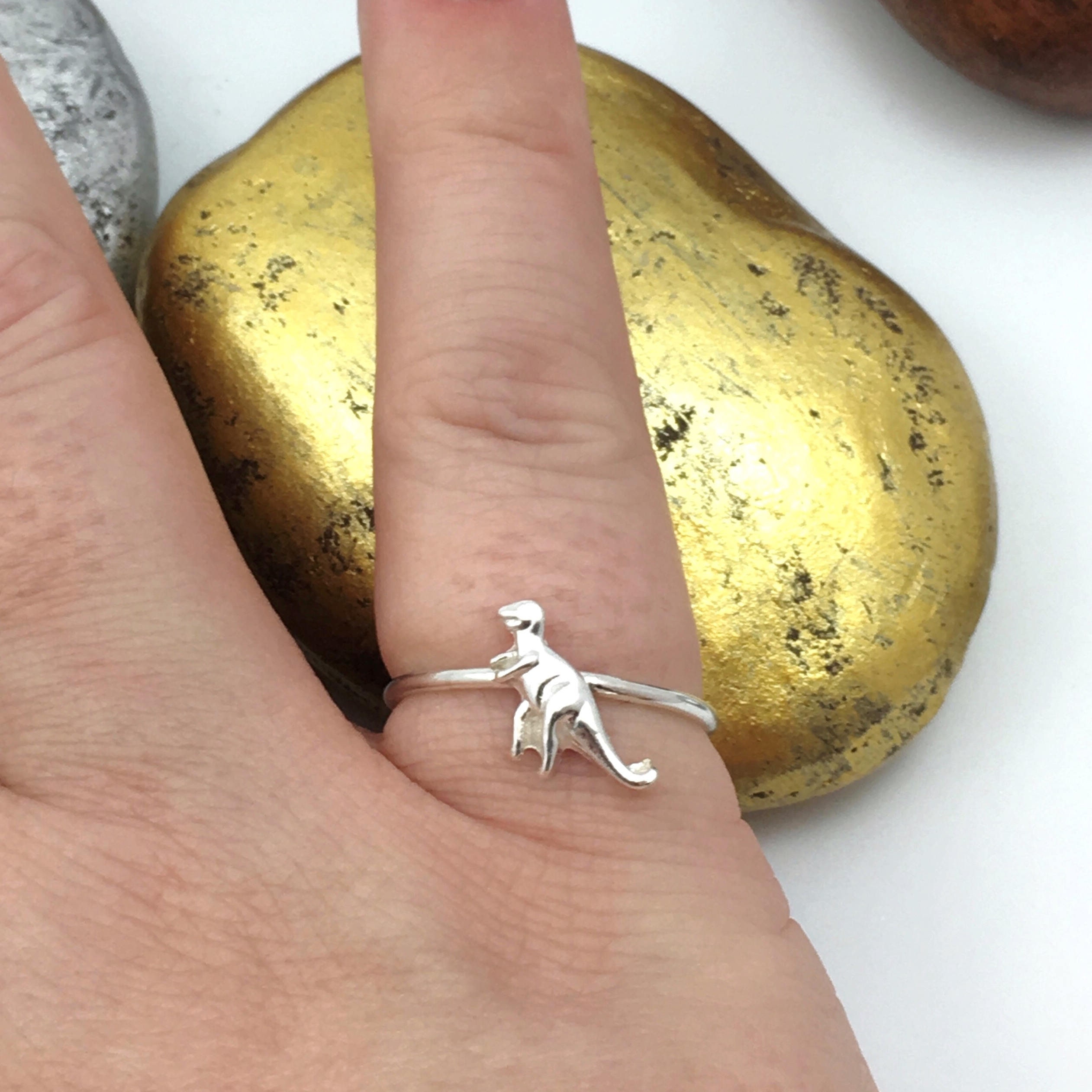 Dinosaur Ring Tyrannosaurus Rex Ring Sterling Silver | Etsy