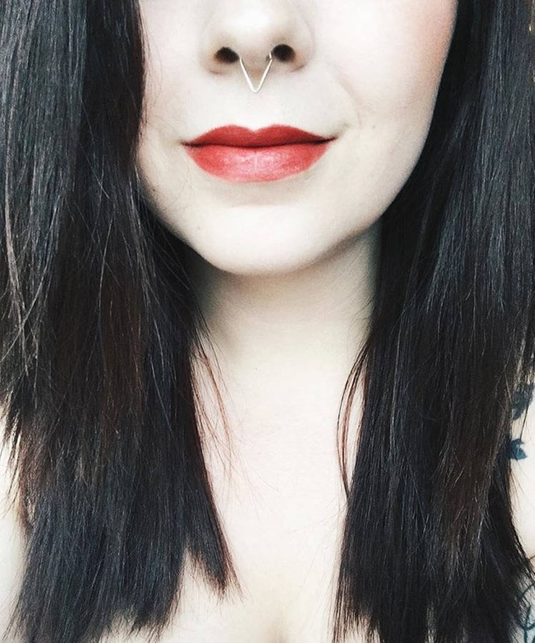 V Shaped Septum Hoop Triangle Septum Custom Septum Retainer - Etsy