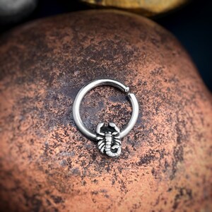 Scorpion Septum, Scorpion Septum Hoop, Scorpion Septum Ring, Bug Septum ...