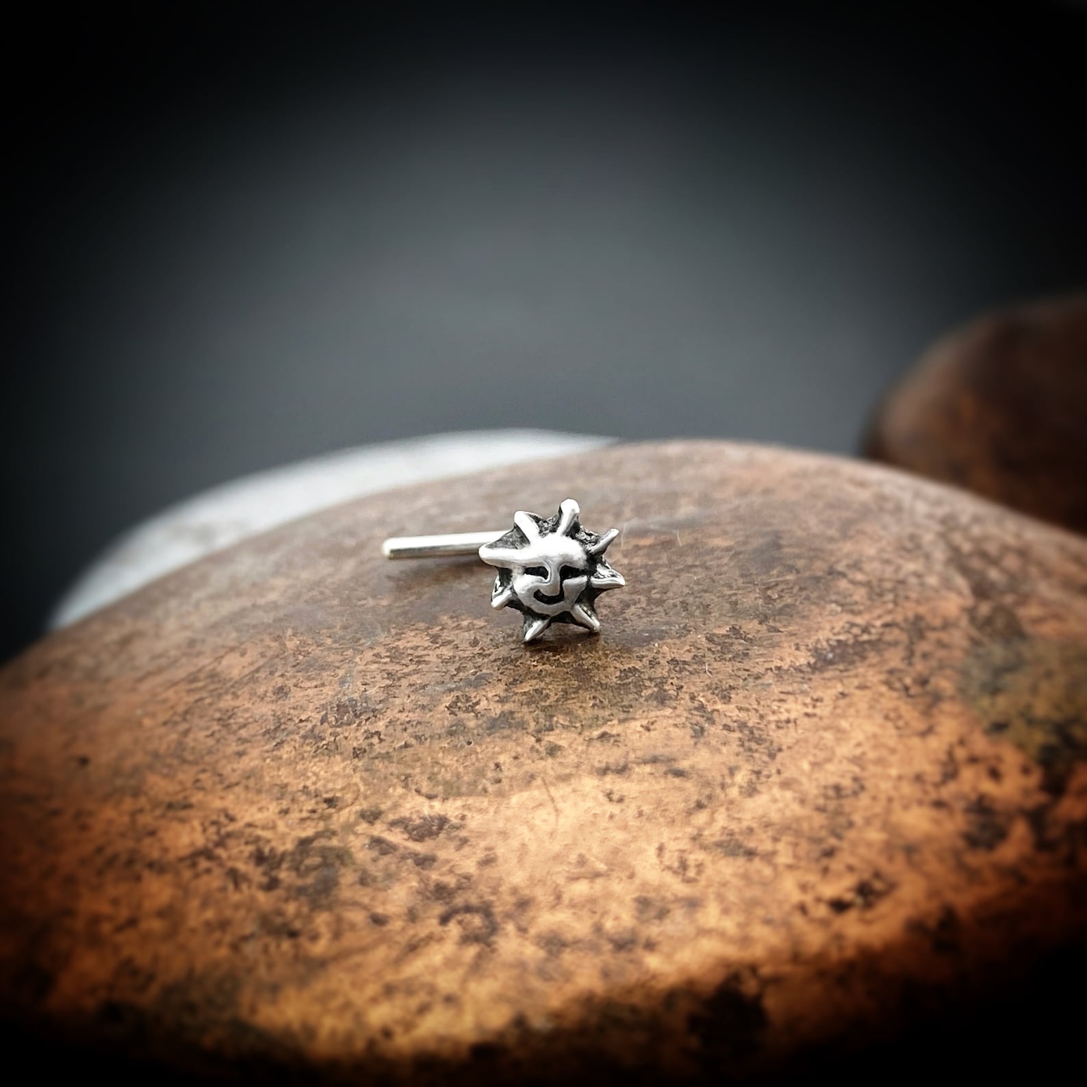 Sun Nose Ring Nose Bone Custom Nose Stud Sun Nose Stud | Etsy