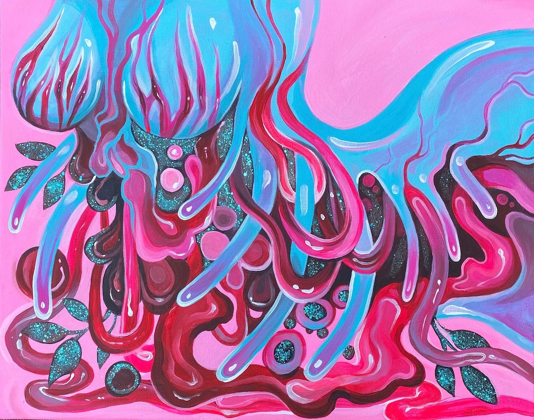 Centipede Acrylic Painting - Etsy