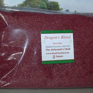 Dragon's Blood Incense Powder Special Wiccan Craft 8 Oz Pagan Altar ...