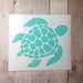 Sea Turtle Vinyl Decal Sticker for hydro flask for yeti | Etsy
