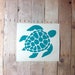 Sea Turtle Vinyl Decal Sticker for hydro flask for yeti | Etsy