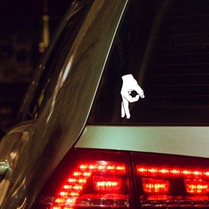 Hand Circle Game Vinyl Decal Sticker Made You Look, Gotcha, for Hydro ...