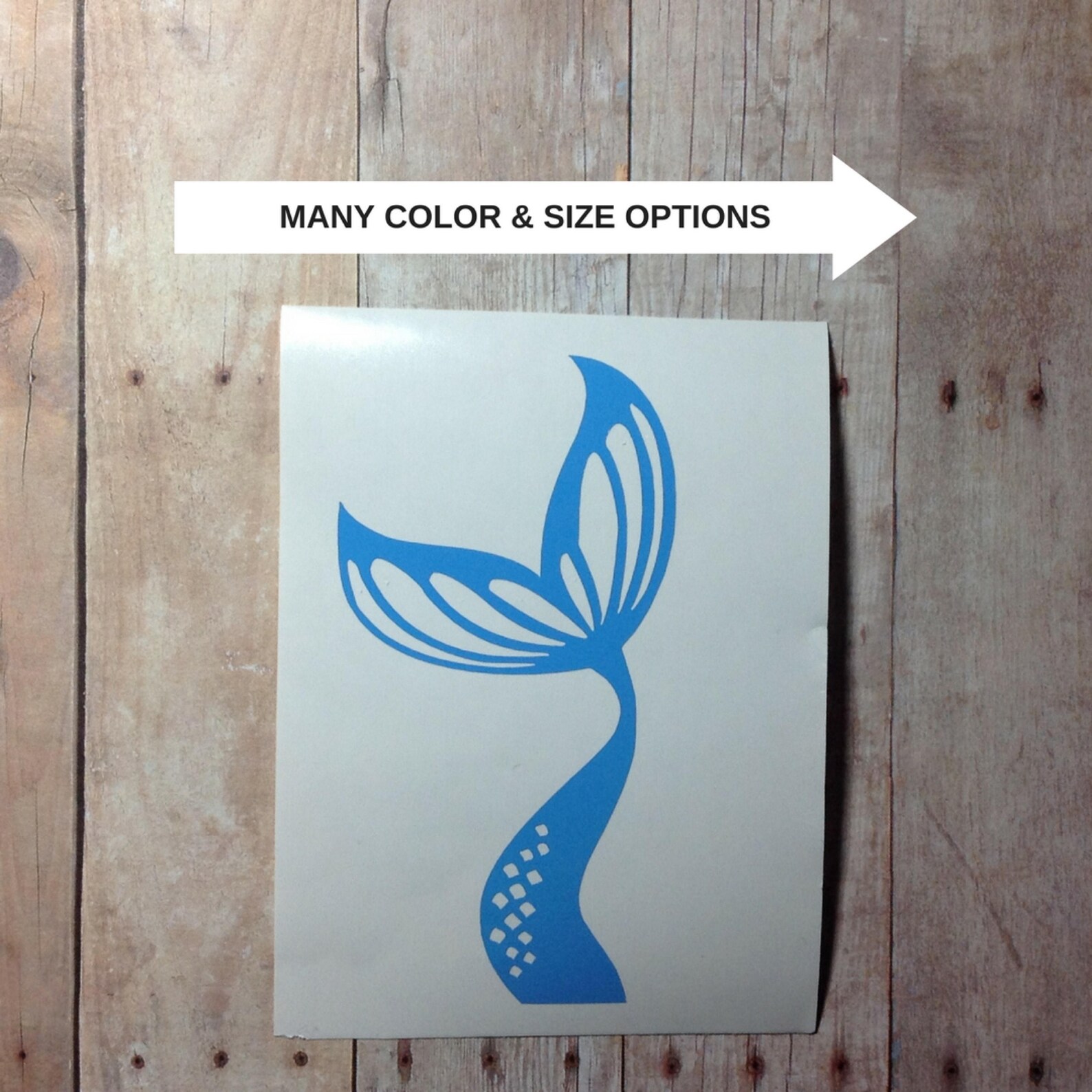 Mermaid Tail Vinyl Decal Sticker Many Sizes and Colors for - Etsy