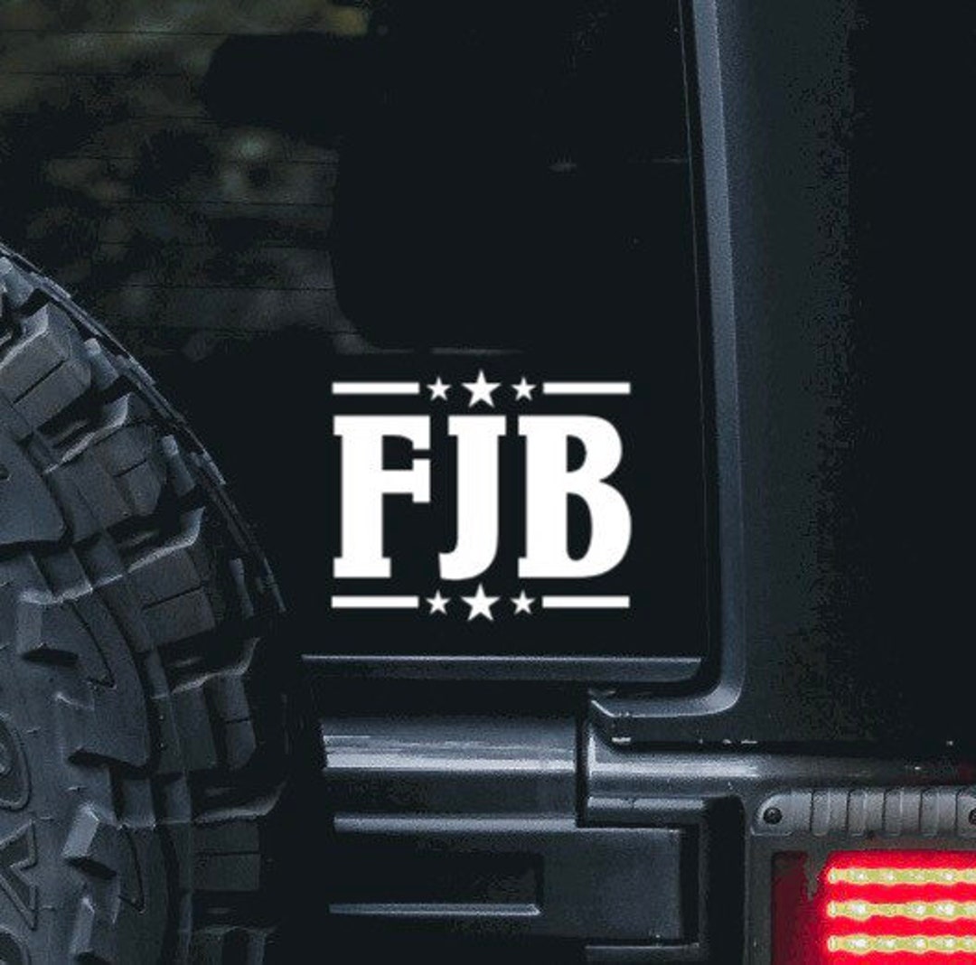 FJB Vinyl Decal Car Decal, Window, Bumper Sticker, Tumbler Decal, Cup ...