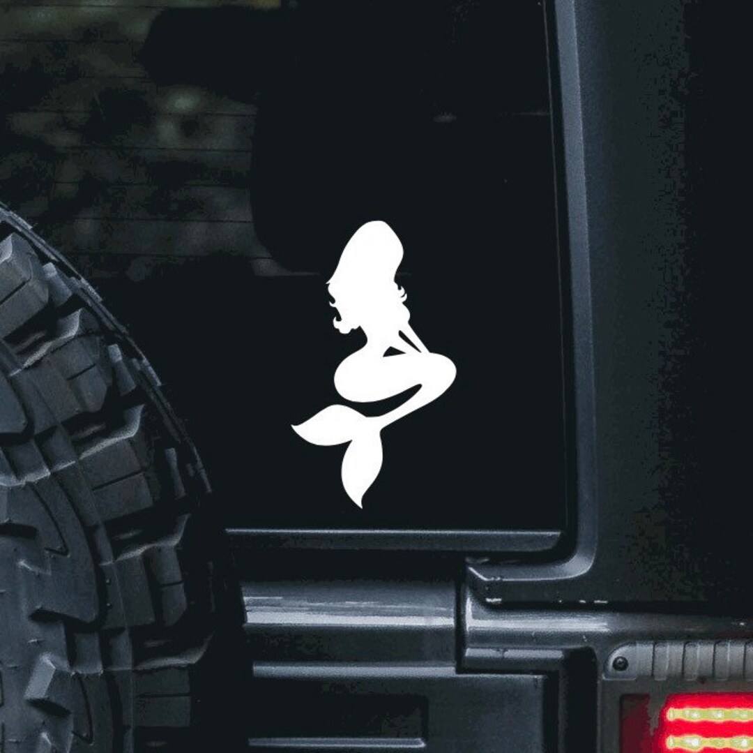 Mermaid Vinyl Decal Sticker | Mermaid Decal for Car, Mermaid Decal for ...