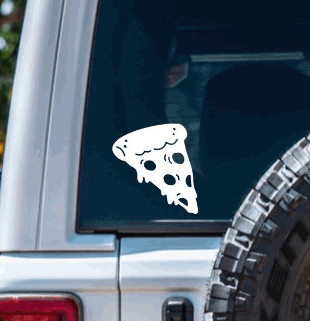 Pizza Slice Vinyl Decal Sticker | Hot Pizza Sticker, Food Decal, for ...
