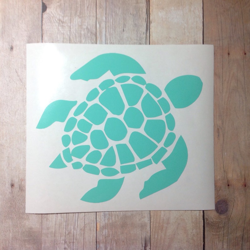 Sea Turtle Vinyl Decal Sticker for Hydro Flask for Yeti | Etsy