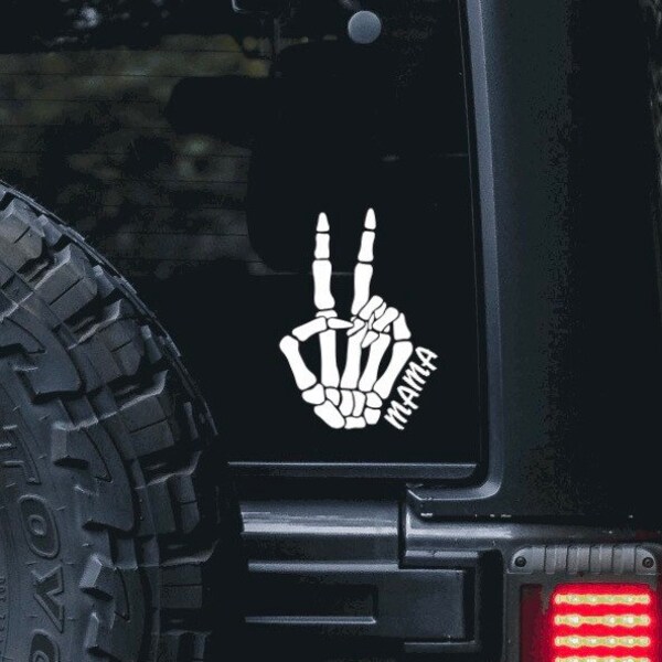 Hand Sign Decal - Etsy
