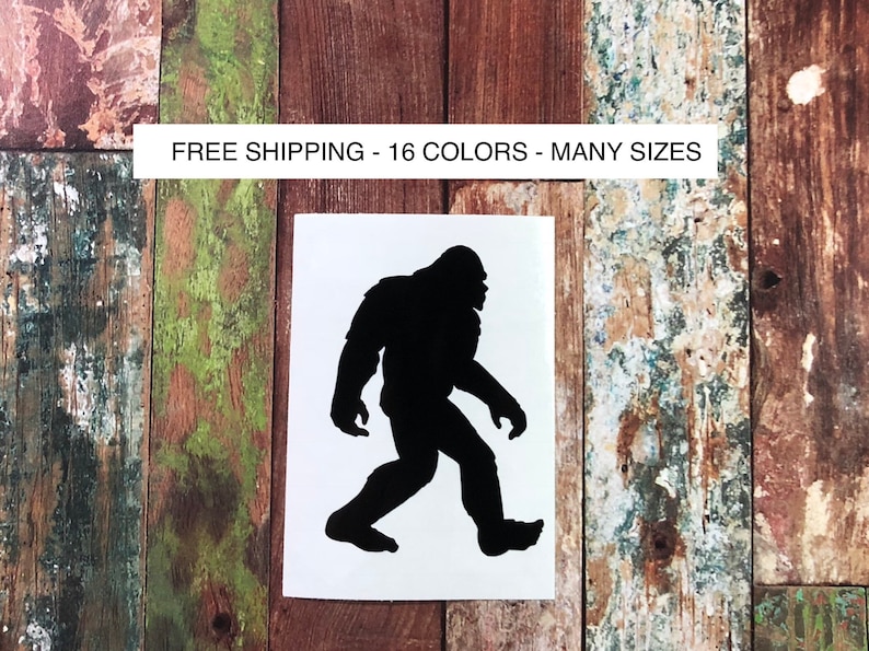 Bigfoot Vinyl Decal Sticker Sasquatch for Hydro Flask for - Etsy