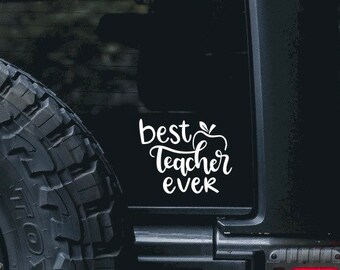 Teacher Vinyl Decal for Cup - Etsy