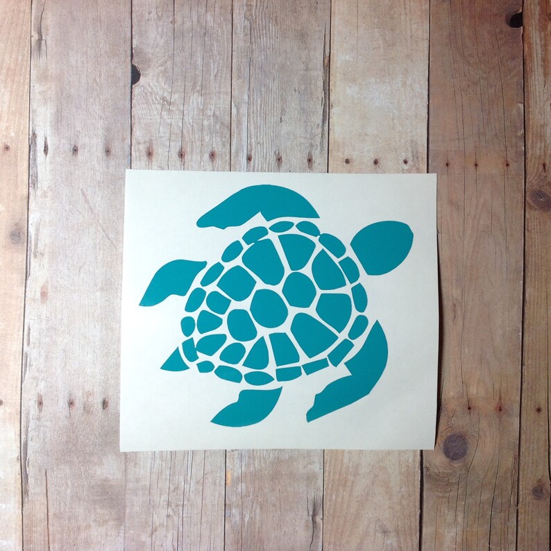 Sea Turtle Vinyl Decal Sticker for Hydro Flask for Yeti | Etsy
