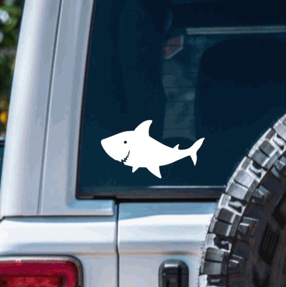 Shark Vinyl Decal Sticker Shark Sticker for Hydro Flask for - Etsy