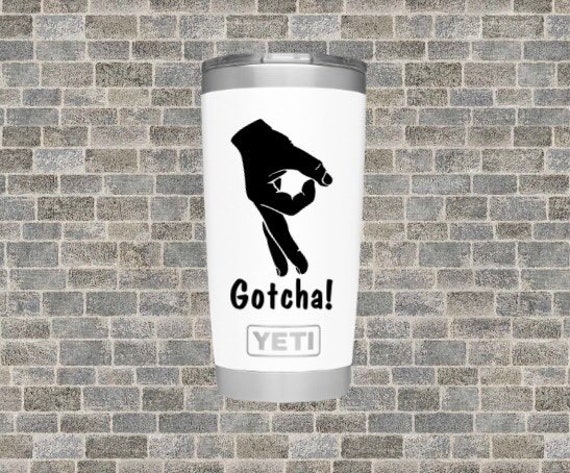 Gotcha Hand Circle Game Vinyl Decal Sticker Made You Look - Etsy