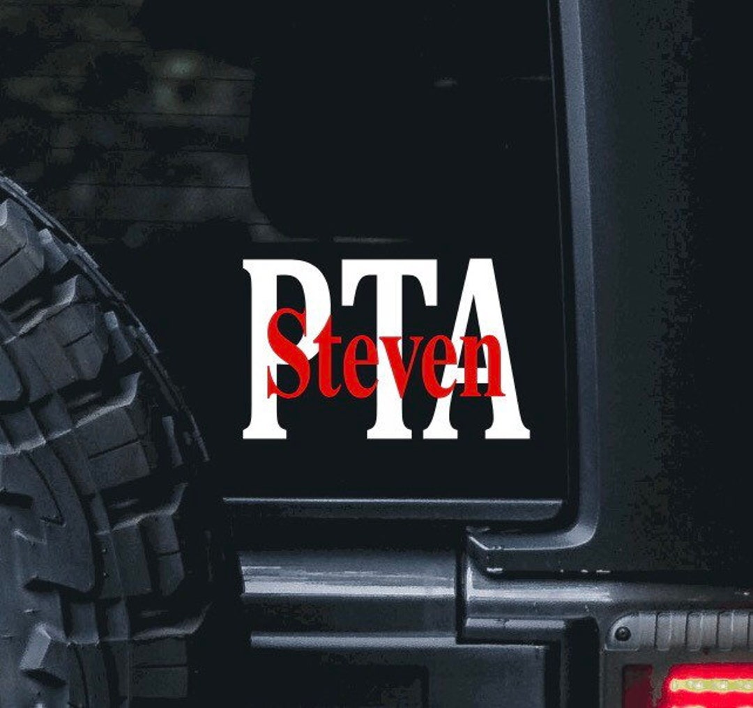 Personalized PTA Name Vinyl Decal Sticker Custom Physical - Etsy