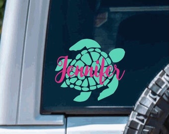 Sea Turtle Vinyl Decal Sticker for Hydro Flask for Yeti | Etsy