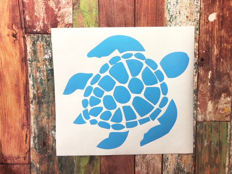 Sea Turtle Vinyl Decal Sticker for Hydro Flask for Yeti | Etsy
