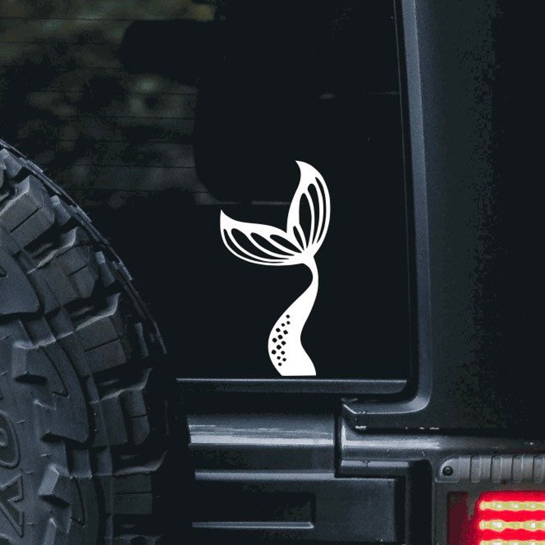 Mermaid Tail Vinyl Decal Sticker | Many Sizes and Colors, for Tumbler ...