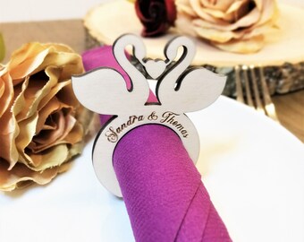 Swan Napkin Rings | Etsy
