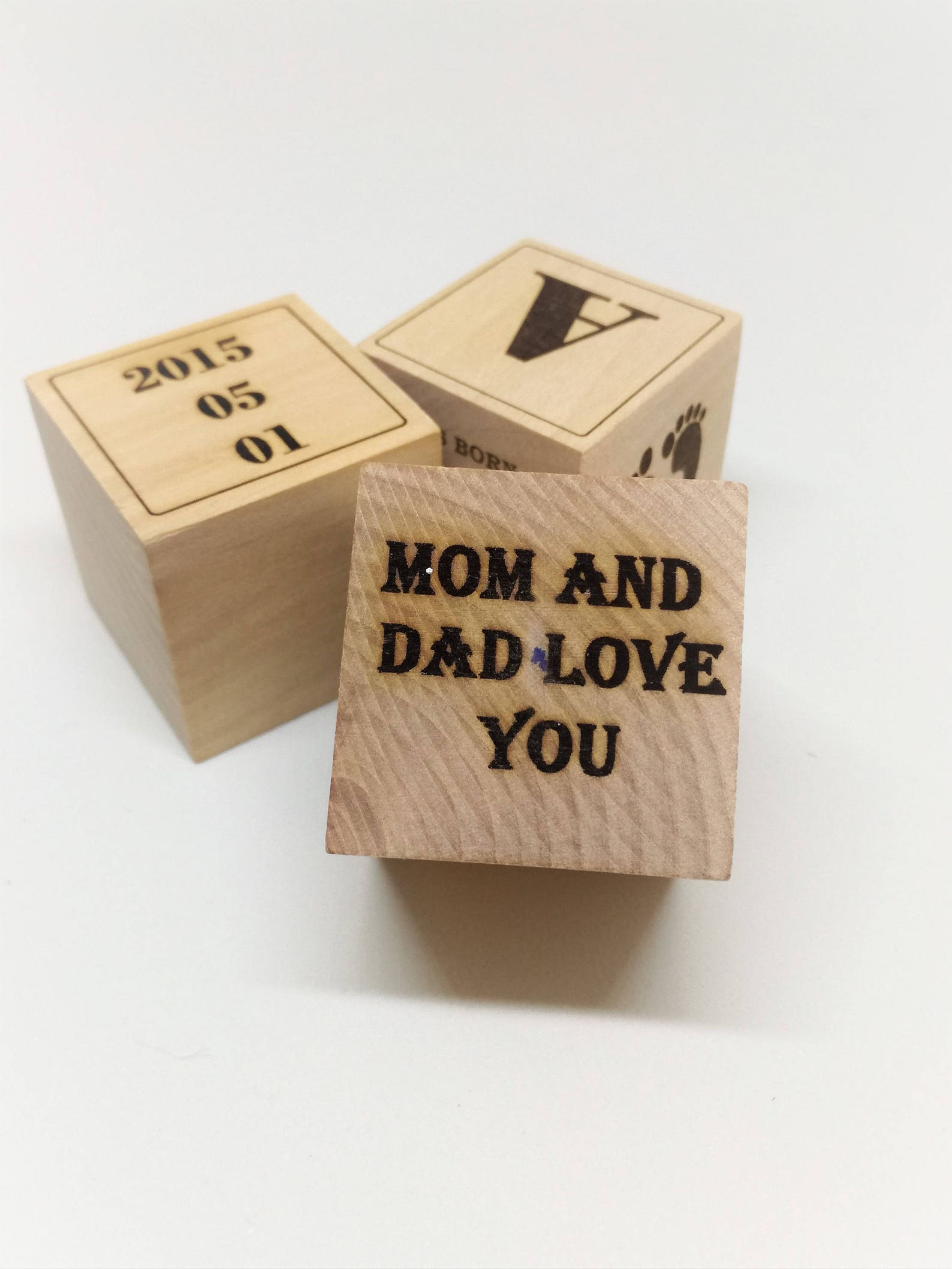 Personalized Baby Cube Newborn Memory Gift - Etsy