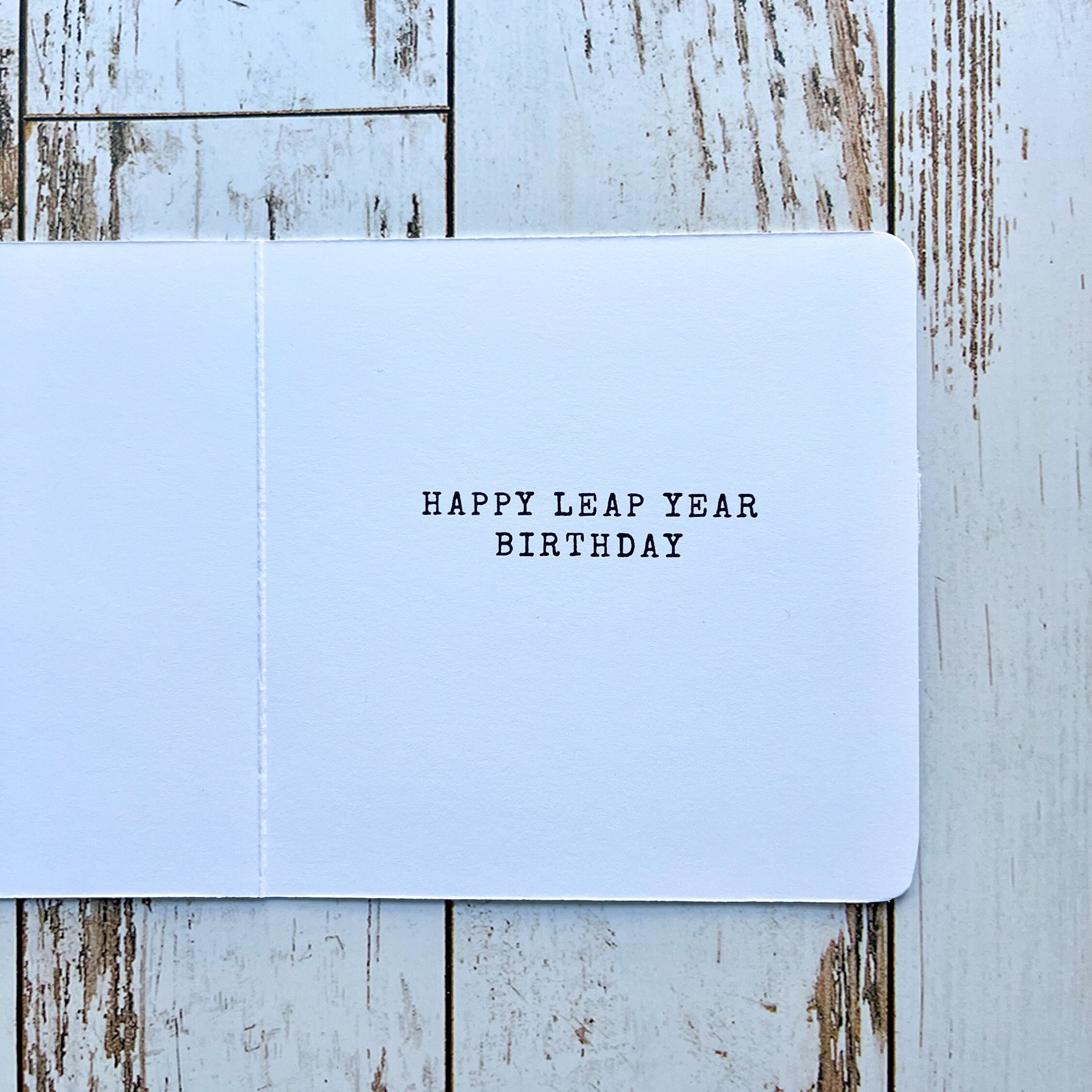 Unique Leap Year Birthday Cards, 5 Designs - Etsy