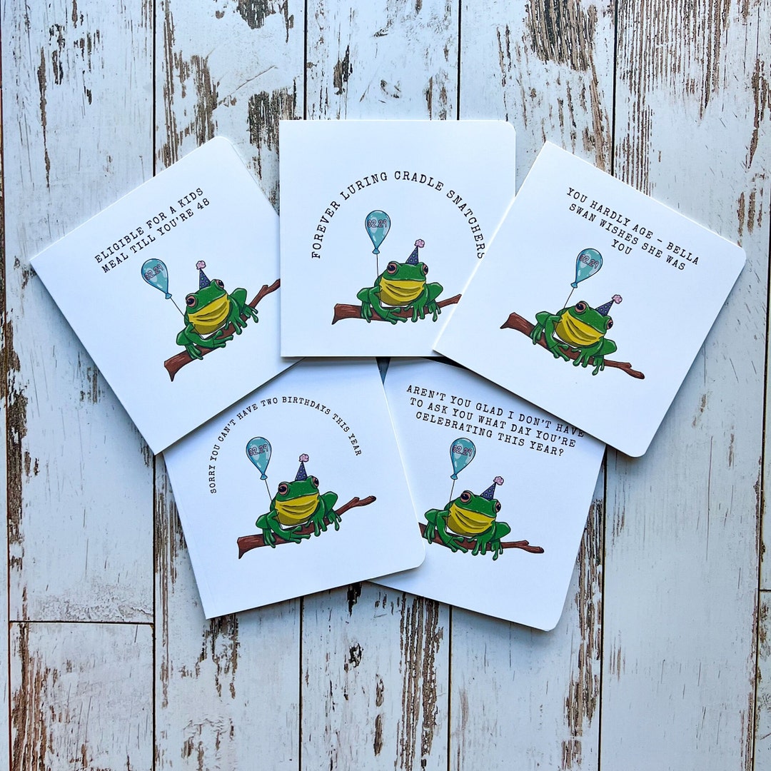 Unique Leap Year Birthday Cards, 5 Designs - Etsy