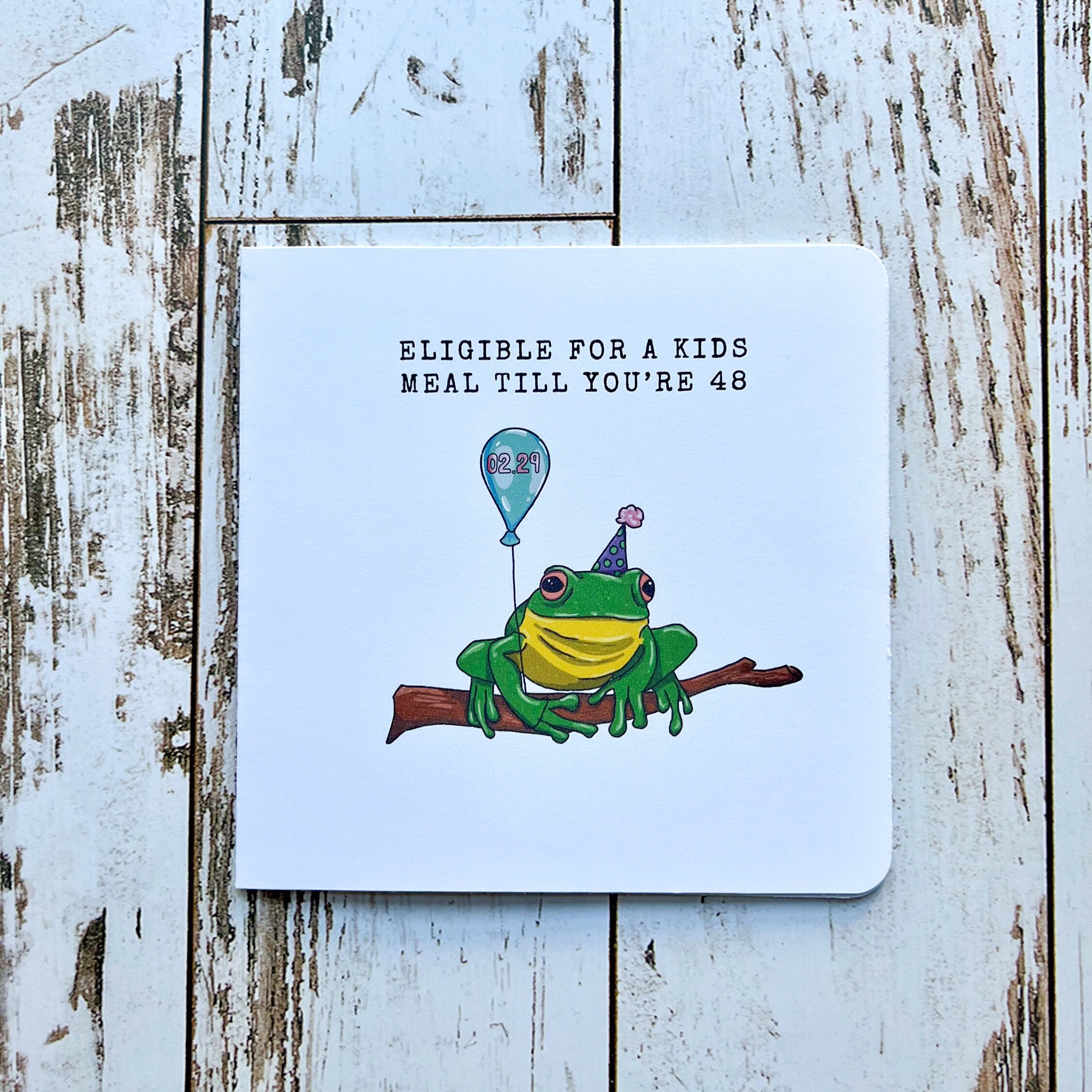 Unique Leap Year Birthday Cards, 5 Designs - Etsy