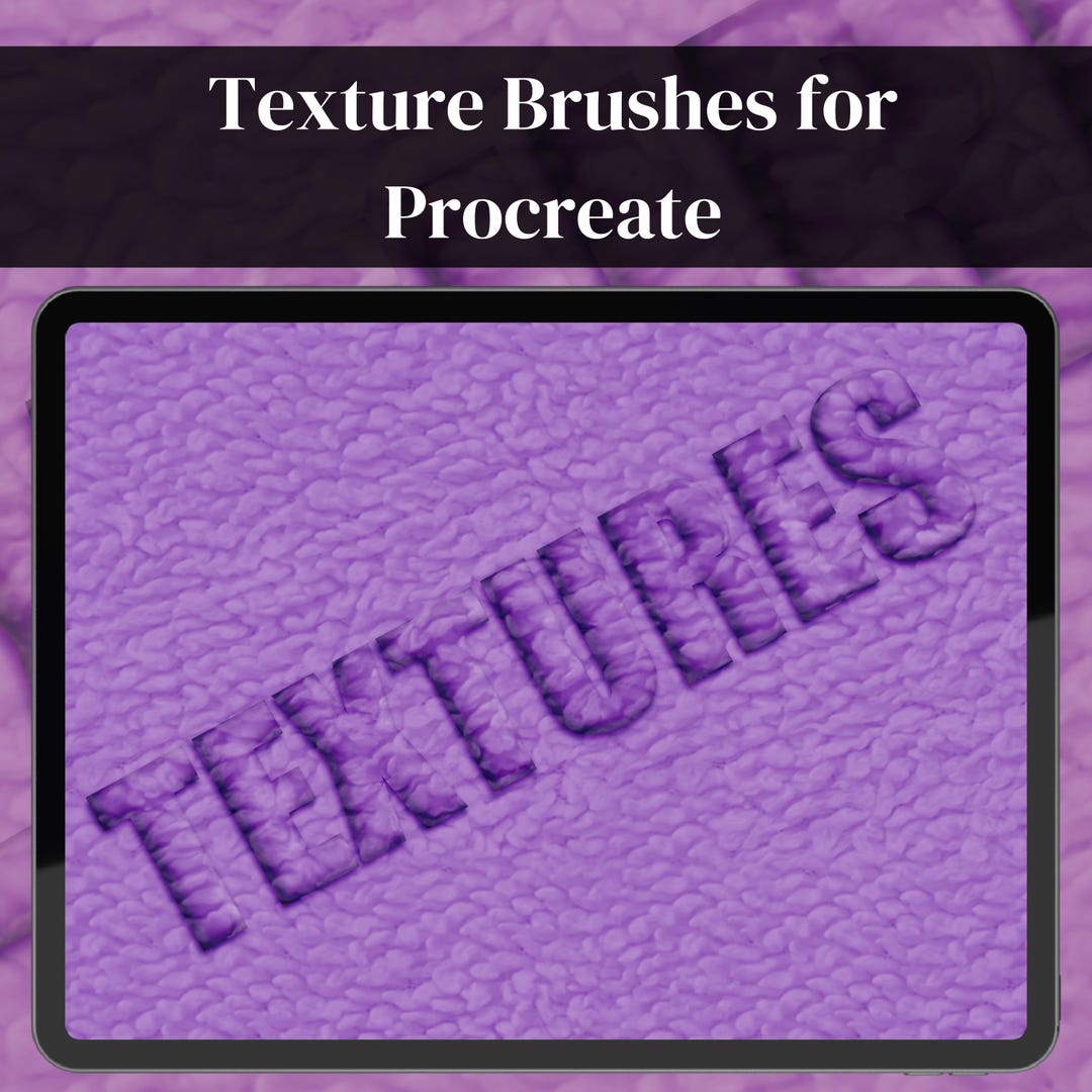 Basic Texture Brushes for Procreate | Fuzzy Brushes | Digital Art ...