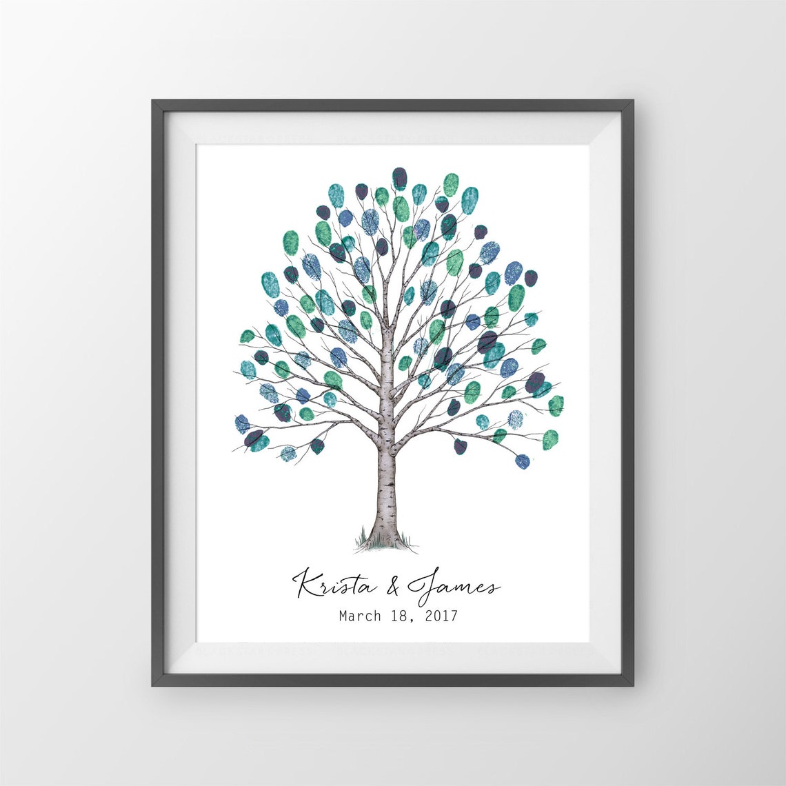 Interactive Guest Book signature tree wedding guest book | Etsy