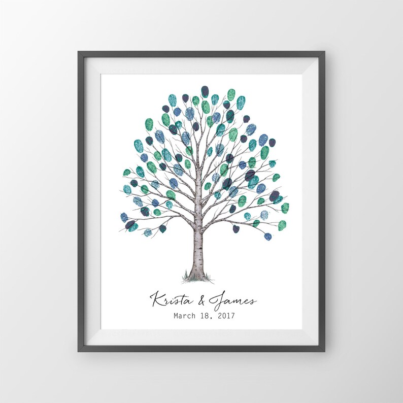 Interactive Guest Book signature tree wedding guest book | Etsy